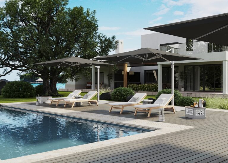 Commercial Umbrellas - View Our Outdoor Umbrella Range | Skyspan Shade